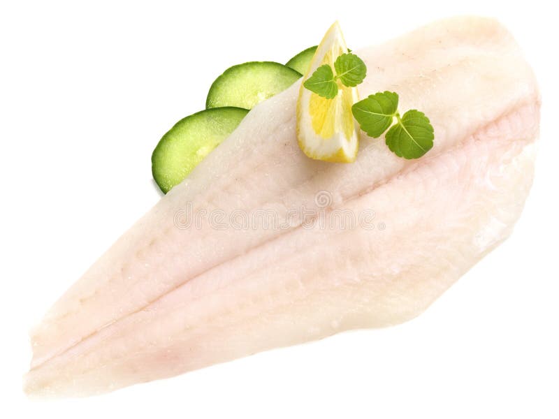 Plaice Fish Fillet Isolated Stock Image - Image of ocean, salad: 210988463