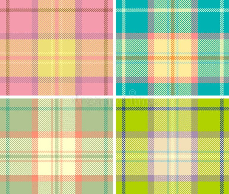 Plaid Stock Illustrations – 255,315 Plaid Stock Illustrations, Vectors ...