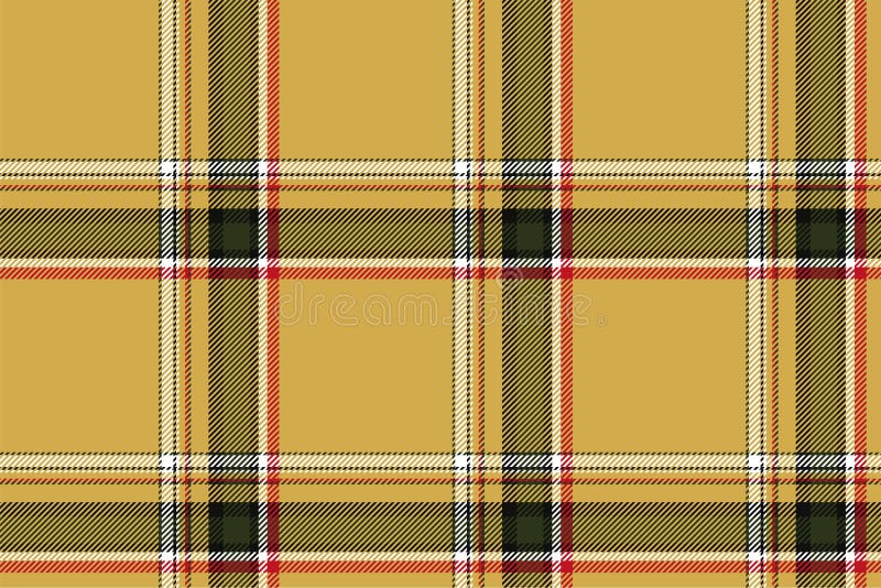 Plaid Background, Check Seamless Pattern. Vector Fabric Texture for ...