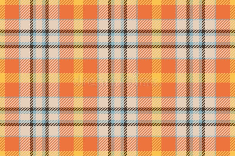 Plaid Background, Check Seamless Pattern. Vector Fabric Texture for ...