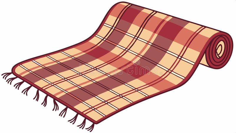 Plaid Blanket Texture Pattern, Cozy Textile and Fabric Design Vector ...