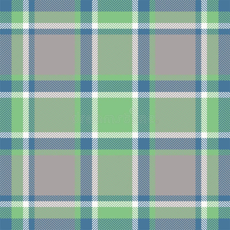 Plaid Check Pattern in Green Color. Seamless Fabric Texture. Tartan ...