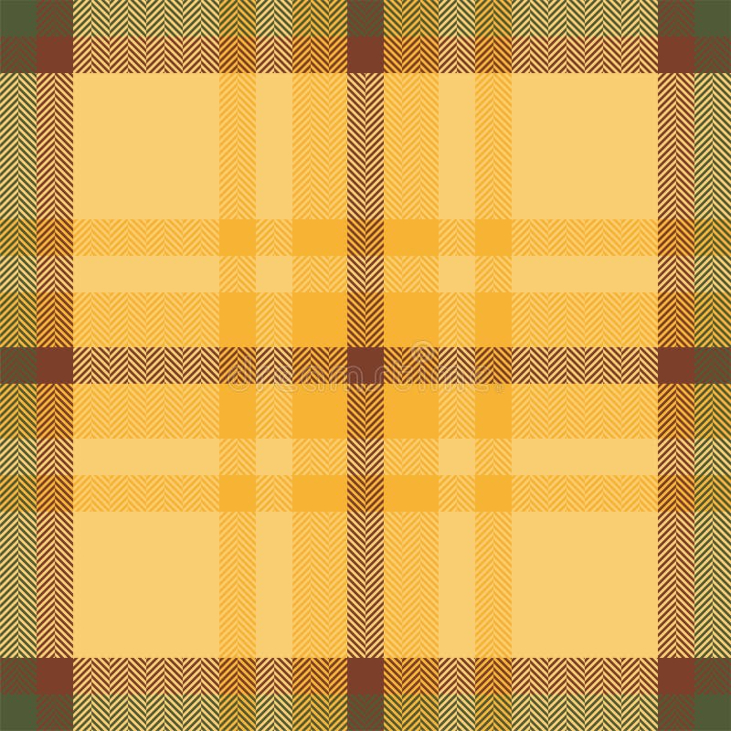 Plaid Check Pattern in Orange and Red Colors. Seamless Fabric Texture ...