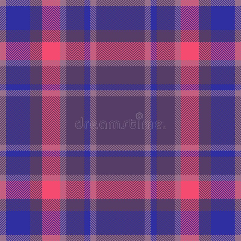 Plaid Check Pattern. Seamless Fabric Texture Stock Vector ...