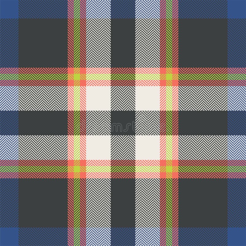 Plaid Check Pattern. Seamless Fabric Texture Stock Vector ...