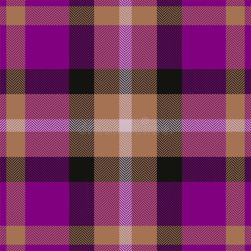 Plaid Check Pattern. Seamless Fabric Texture Stock Vector ...