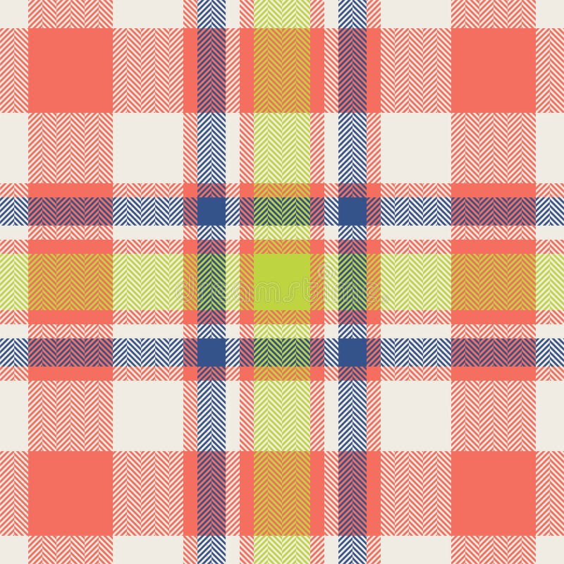 Plaid Check Pattern. Seamless Fabric Texture Stock Vector ...