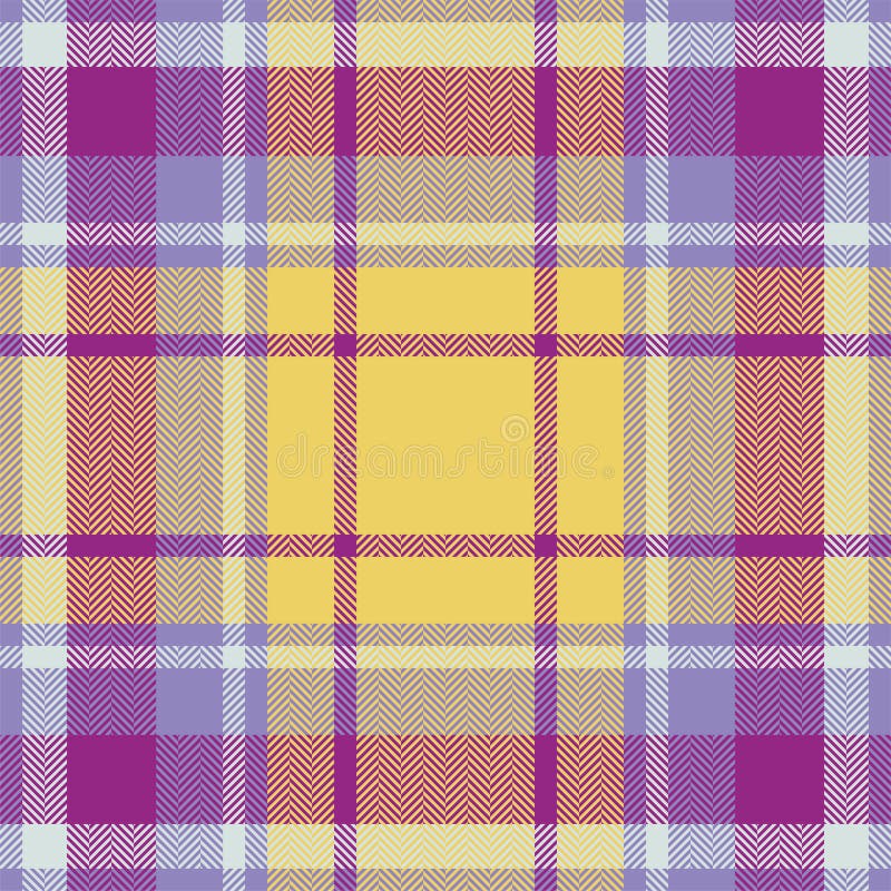 Plaid Check Pattern. Seamless Fabric Texture Stock Vector ...