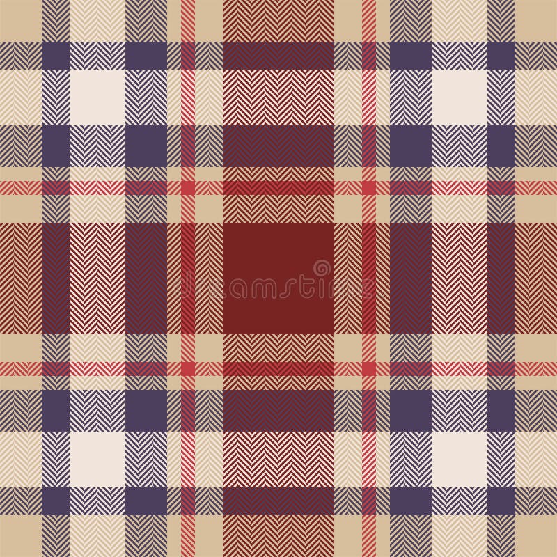 Plaid Check Pattern. Seamless Fabric Texture Stock Vector ...