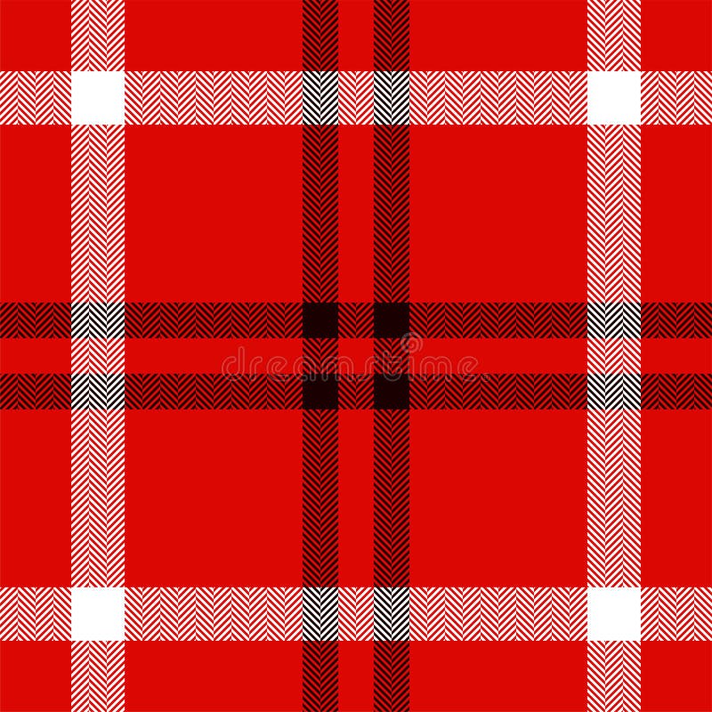 Plaid Check Pattern. Seamless Fabric Texture Stock Vector ...