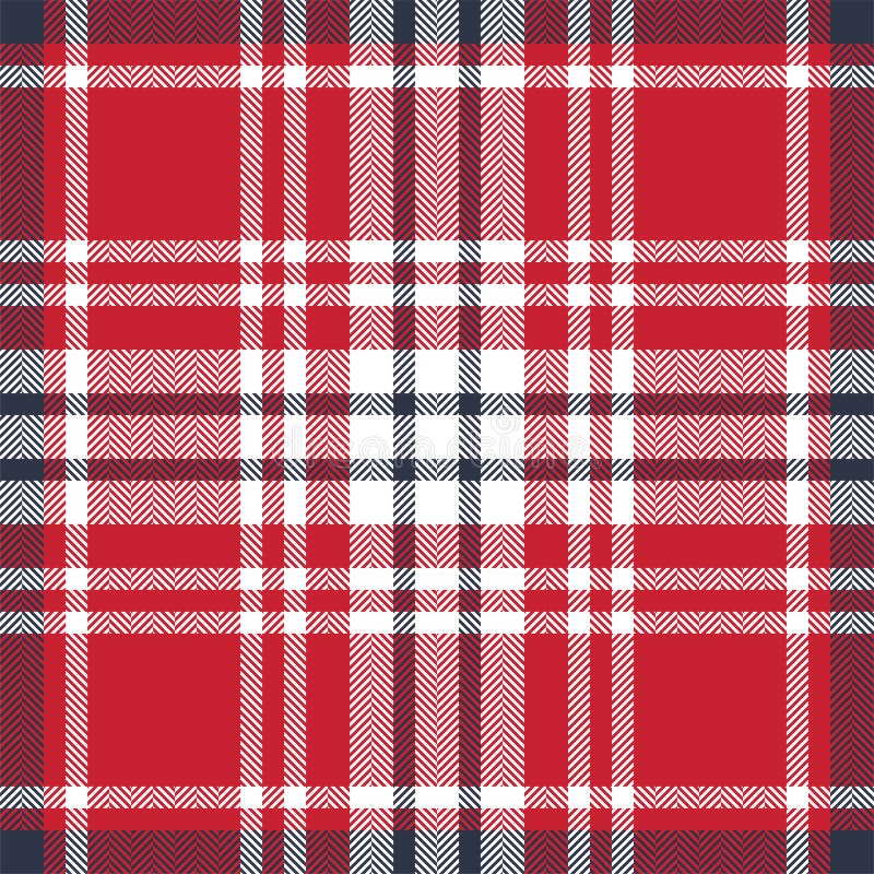 Plaid Check Pattern. Seamless Fabric Texture Stock Vector ...