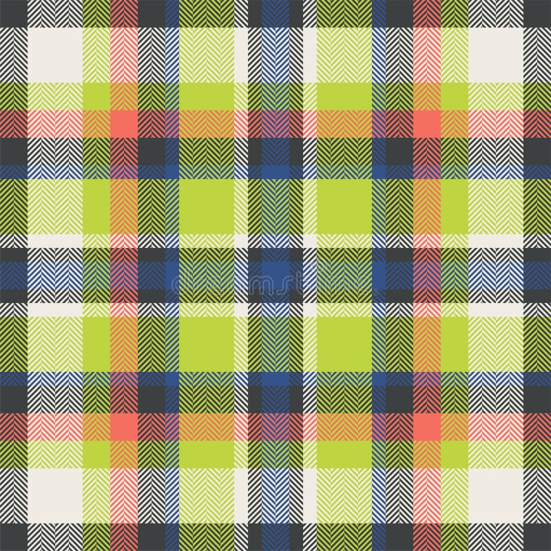 Plaid Check Pattern. Seamless Fabric Texture Stock Vector ...