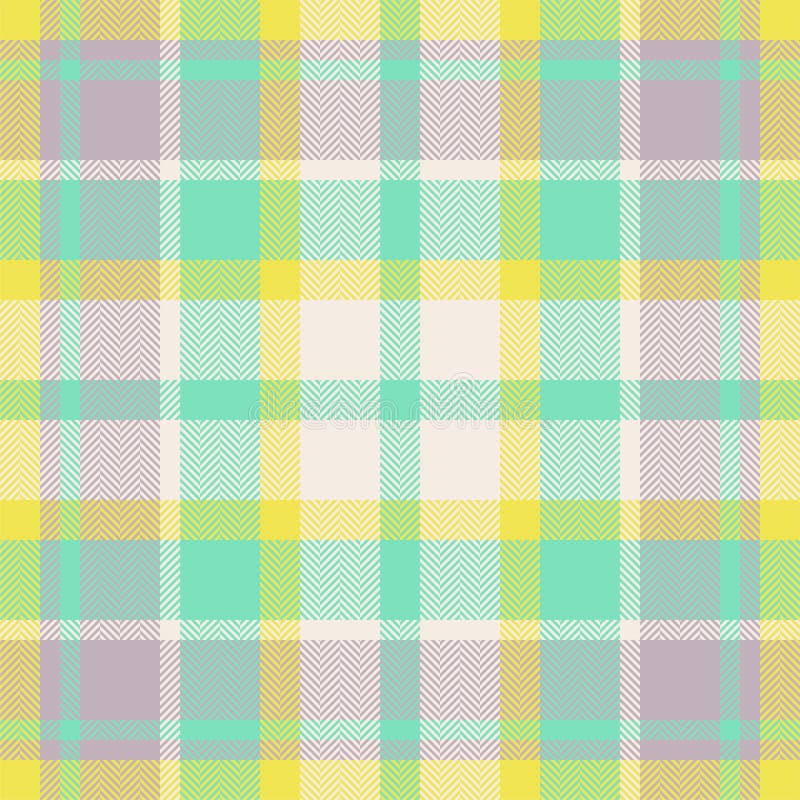 Plaid Check Pattern. Seamless Fabric Texture Stock Vector ...