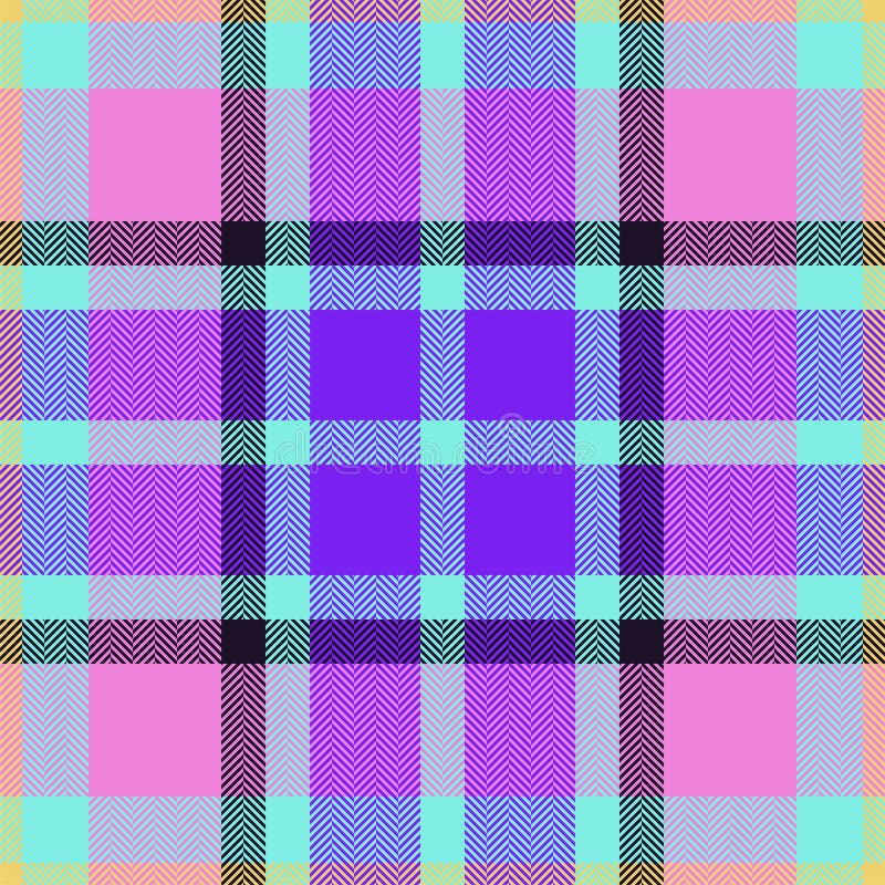Plaid Check Pattern. Seamless Fabric Texture Stock Vector ...