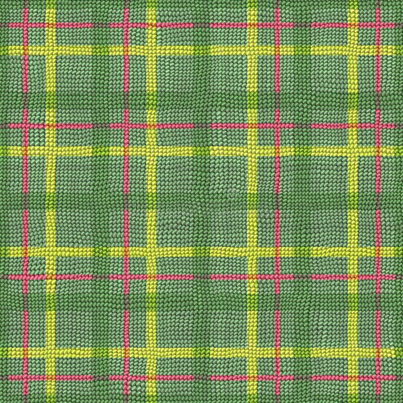 Plaid Chequered Matting Fabric Stock Illustration - Illustration of ...