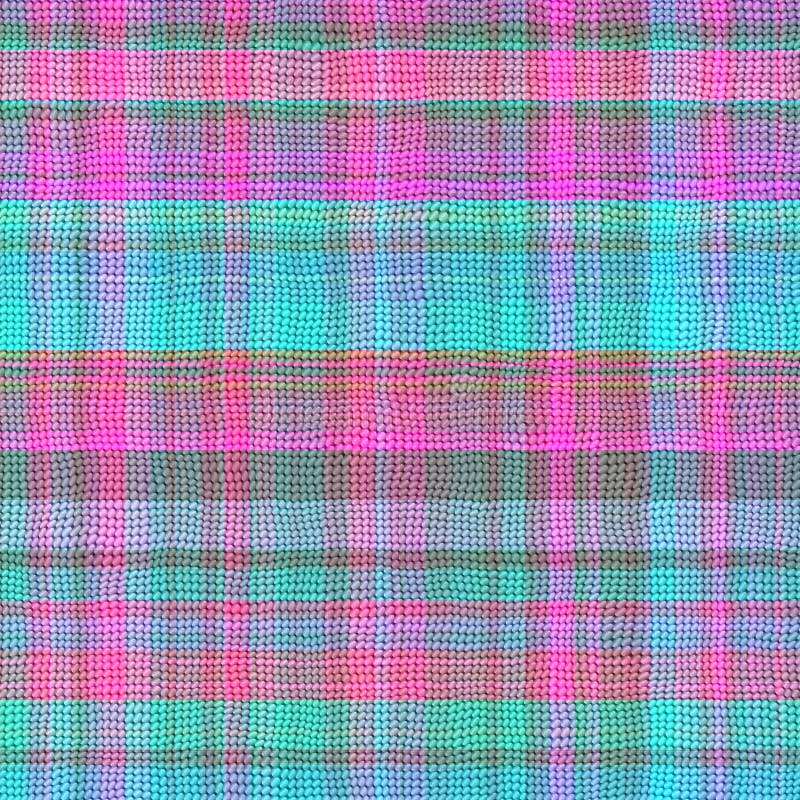 Plaid Chequered Matting Fabric Stock Illustration - Illustration of ...