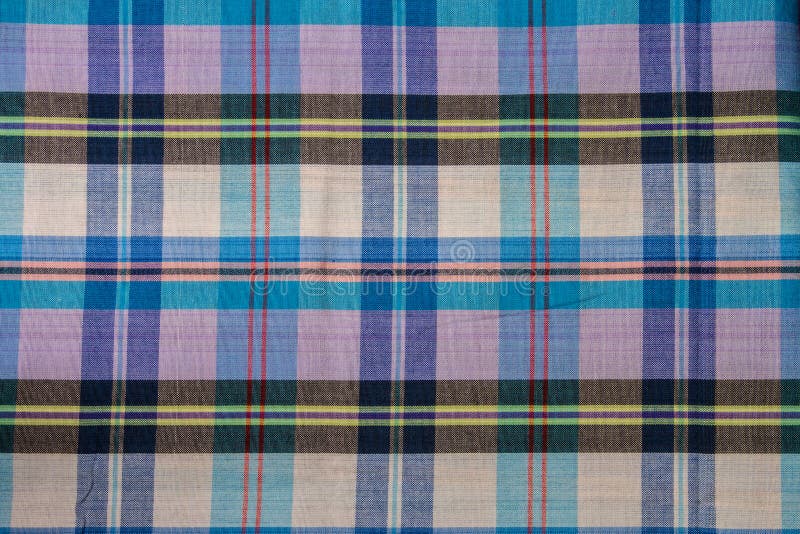 Plaid Cotton Fabric of Colorful Background and Abstract Texture Stock ...