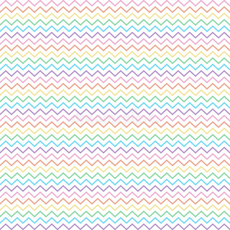 Rainbow Chevron Seamless Pattern Stock Vector - Illustration of hearts, color: 137940159