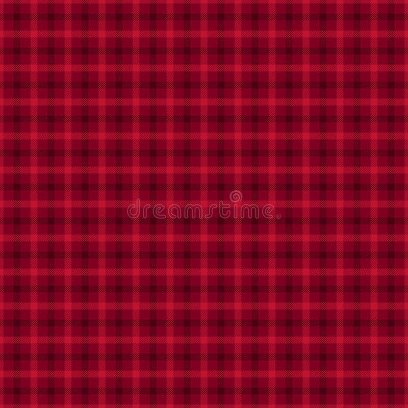 Red Plaid Seamless Pattern stock vector. Illustration of material ...