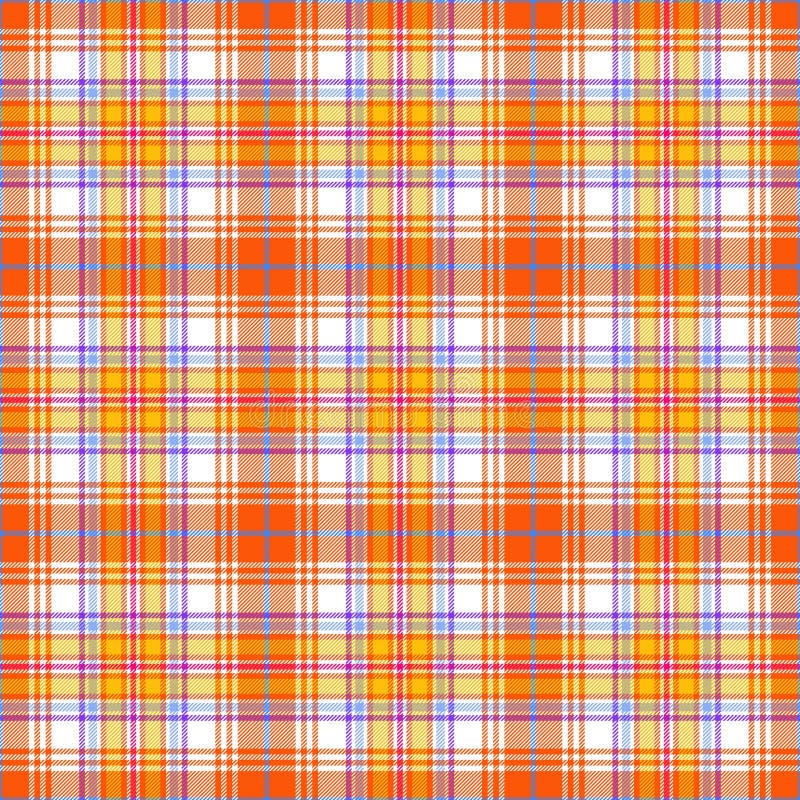 Vibrant Summer Plaid Check Seamless Pattern Stock Vector - Illustration ...