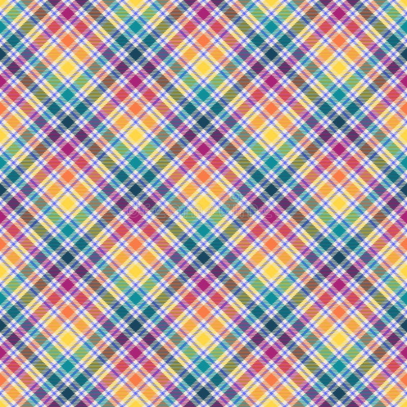 Summer Plaid Check Seamless Pattern Stock Vector - Illustration of ...