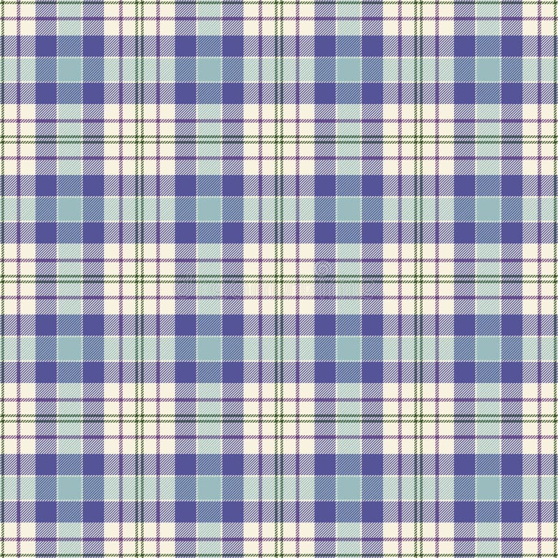 Soft Summer Plaid Check Seamless Pattern Stock Vector - Illustration of ...