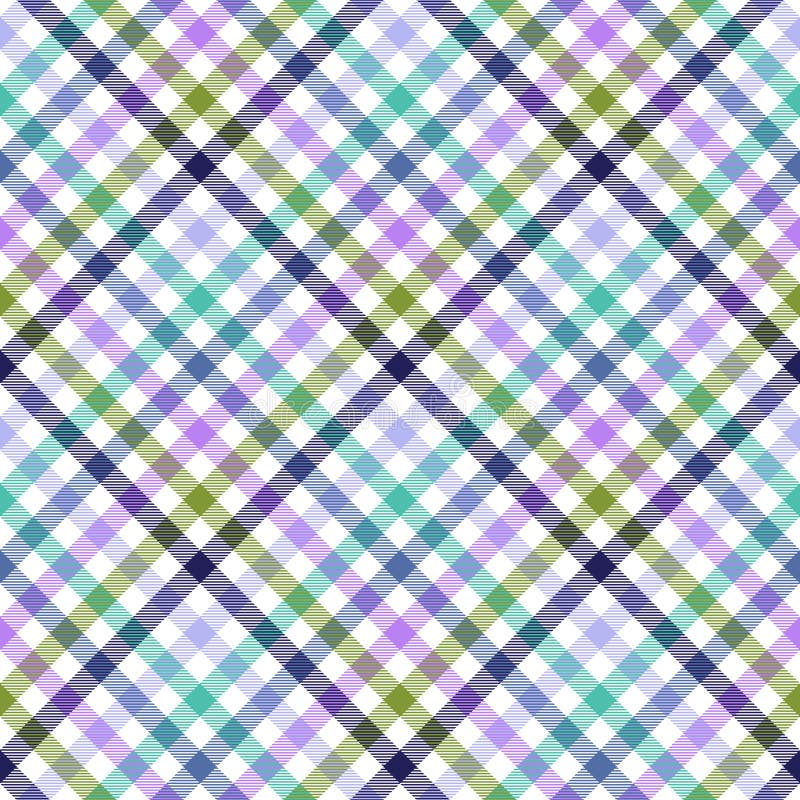 Summer Plaid Check Seamless Pattern Stock Vector - Illustration of ...