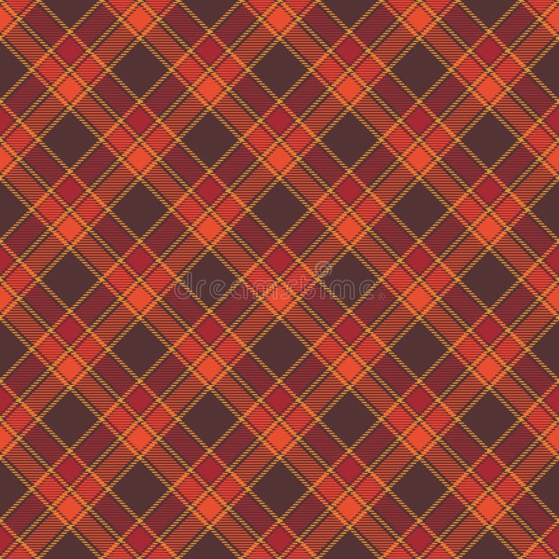 Autumn Plaid Seamless Pattern Stock Illustration - Illustration of ...