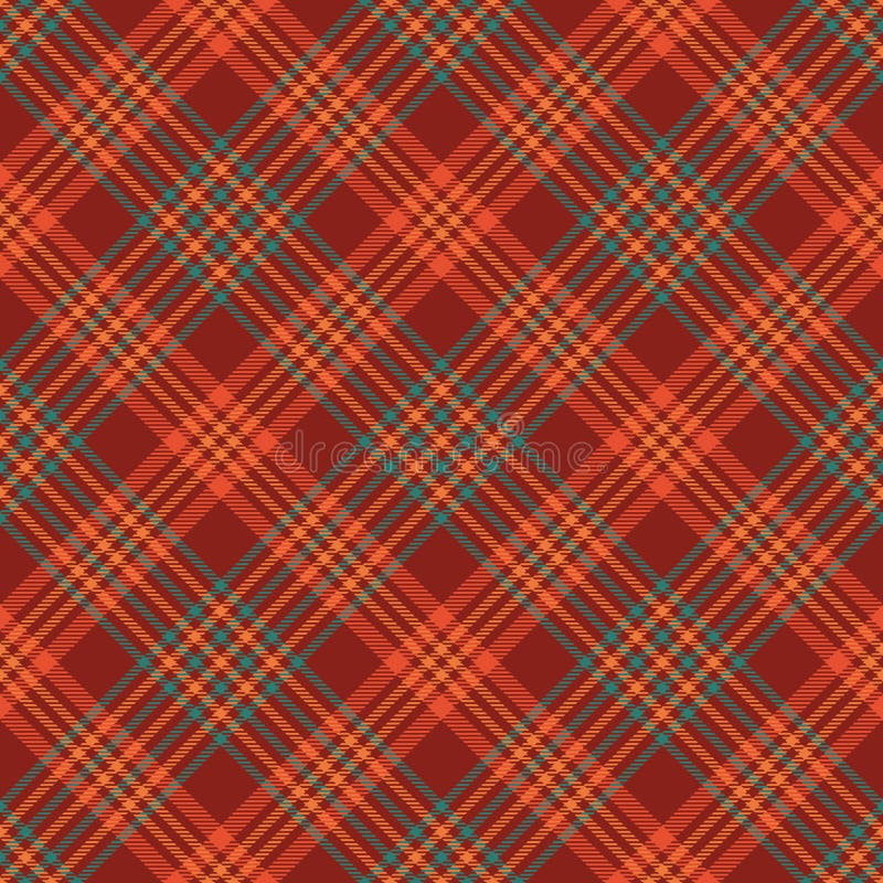 Autumn Plaid Seamless Pattern Stock Illustration - Illustration of ...