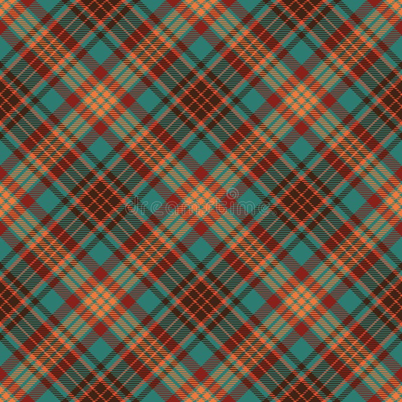 Autumn Plaid Seamless Pattern Stock Illustration - Illustration of ...