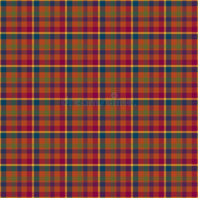 Autumn Plaid Seamless Pattern Stock Illustration - Illustration of ...