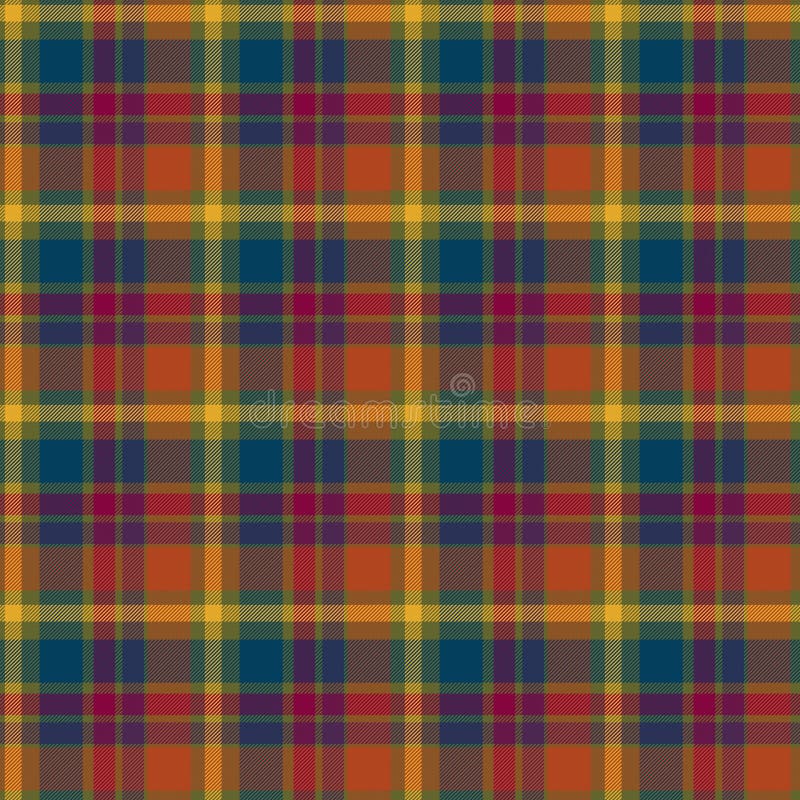 Autumn Plaid Seamless Pattern Stock Illustration - Illustration of ...