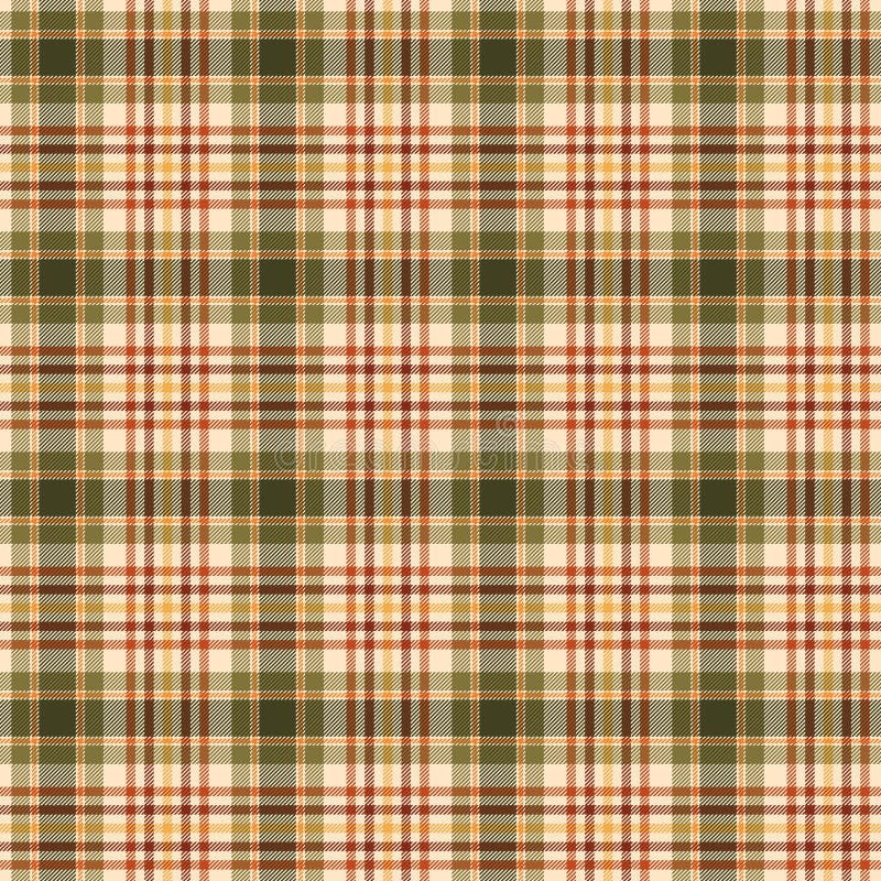 Autumn Plaid Seamless Pattern Stock Vector - Illustration of straight ...