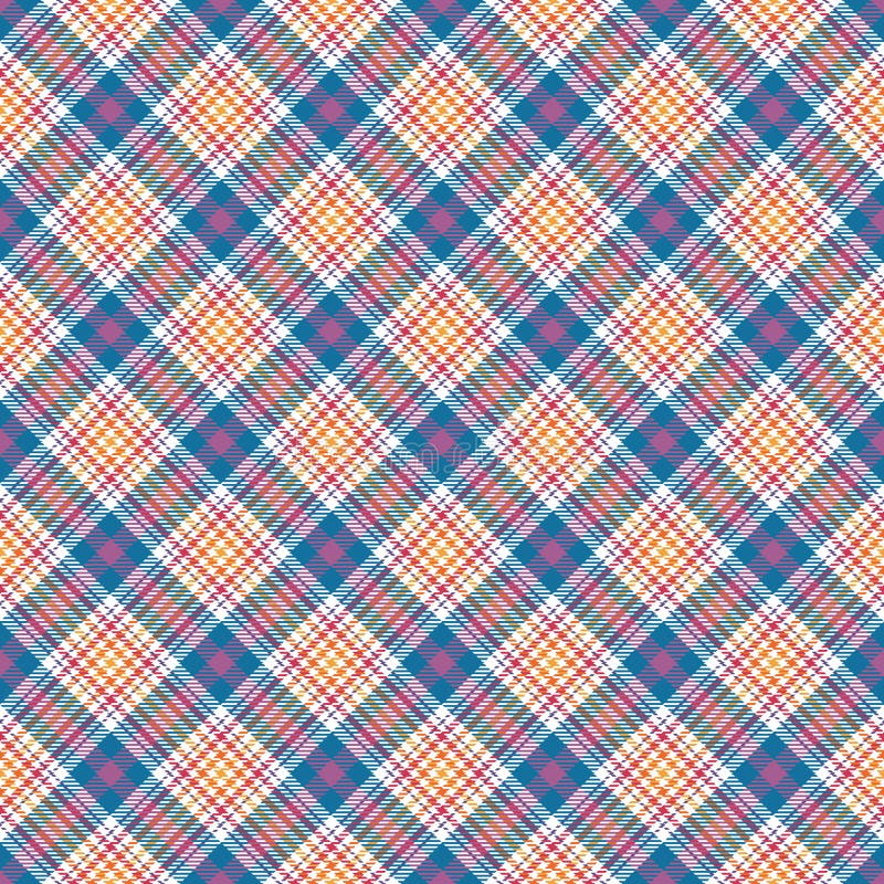 Vibrant Plaid Seamless Pattern Stock Vector - Illustration of woven ...