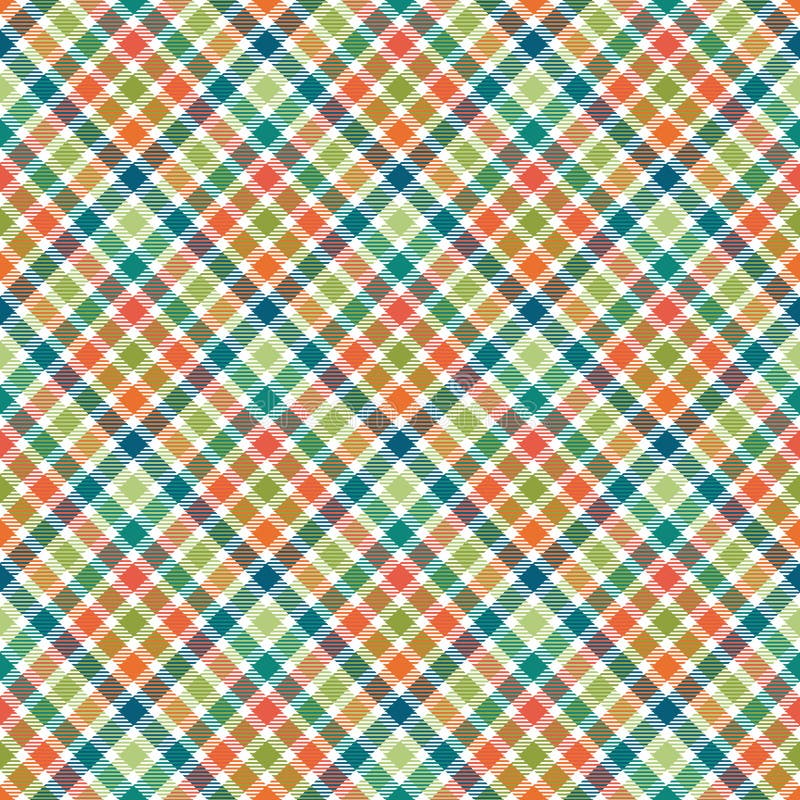 Vibrant Plaid Seamless Pattern Stock Vector - Illustration of tartan ...