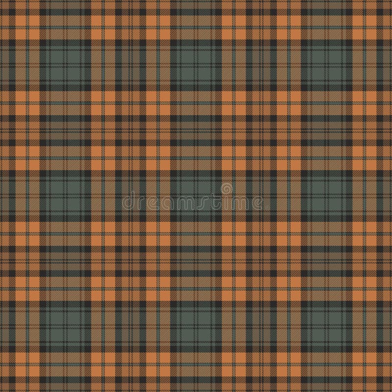 Autumn Plaid Check Seamless Pattern Stock Vector - Illustration of ...