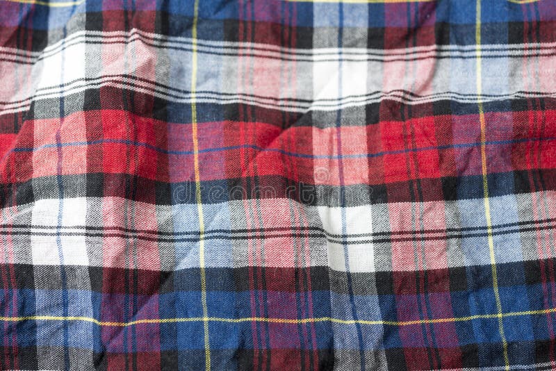 Plaid Fabric with Different Colors. Stock Image - Image of check ...