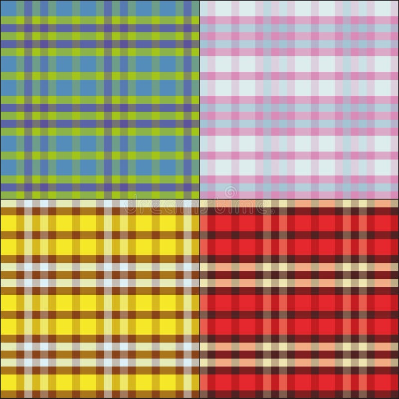 The plaid fabric_01 stock vector. Illustration of painting - 39430962