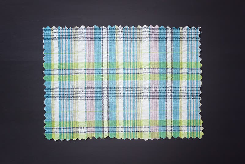 Plaid fabric swath stock image. Image of cotton, swath - 88966621