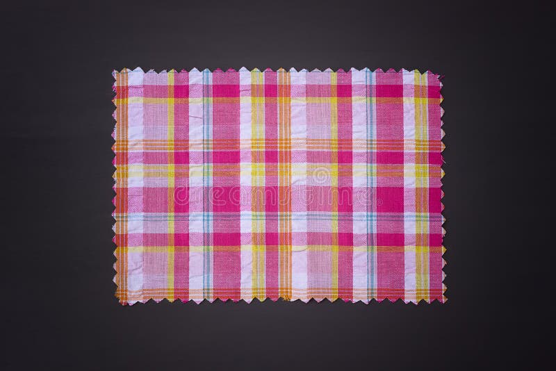 Plaid fabric swath stock image. Image of cotton, swath - 88966621