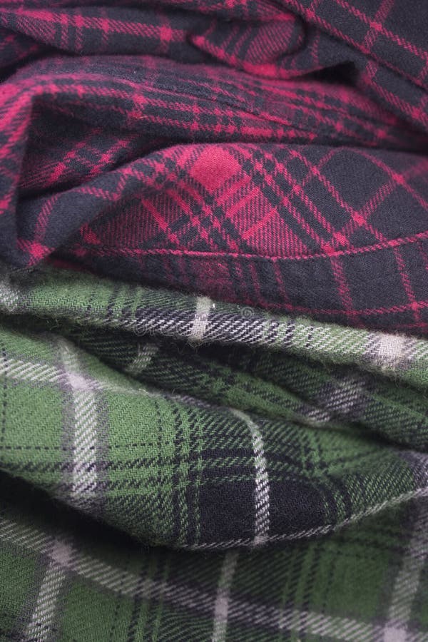 Plaid flannel fabric cloth stock photo. Image of asia - 87639358
