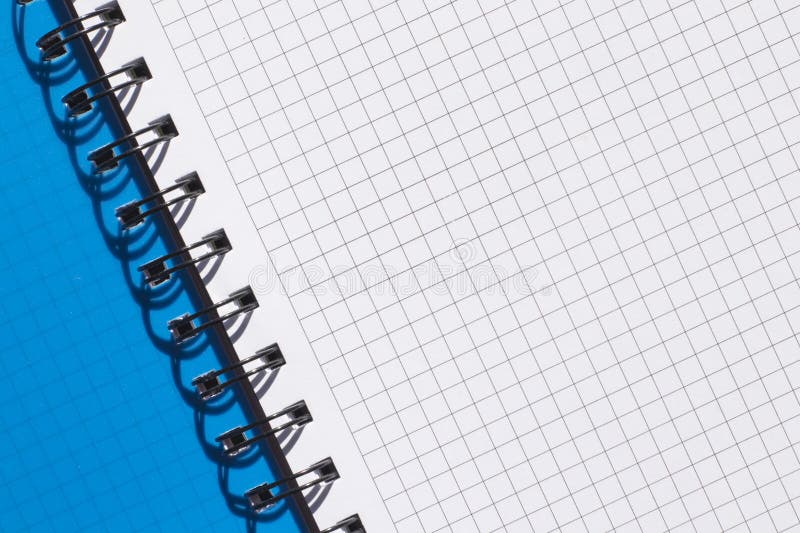 Plaid Notebook with Green Cover Close Up. Stock Photo - Image of office ...