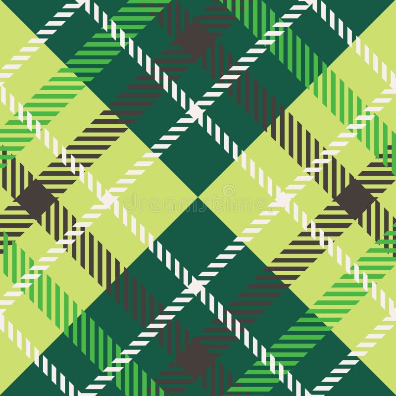 Spring Plaid Texture, Vector Pattern Stock Illustration - Illustration ...