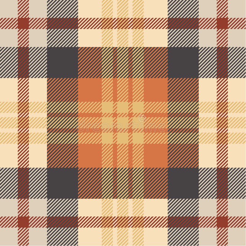 Plaid Pattern from Knitted Texture Stock Illustration - Illustration of ...