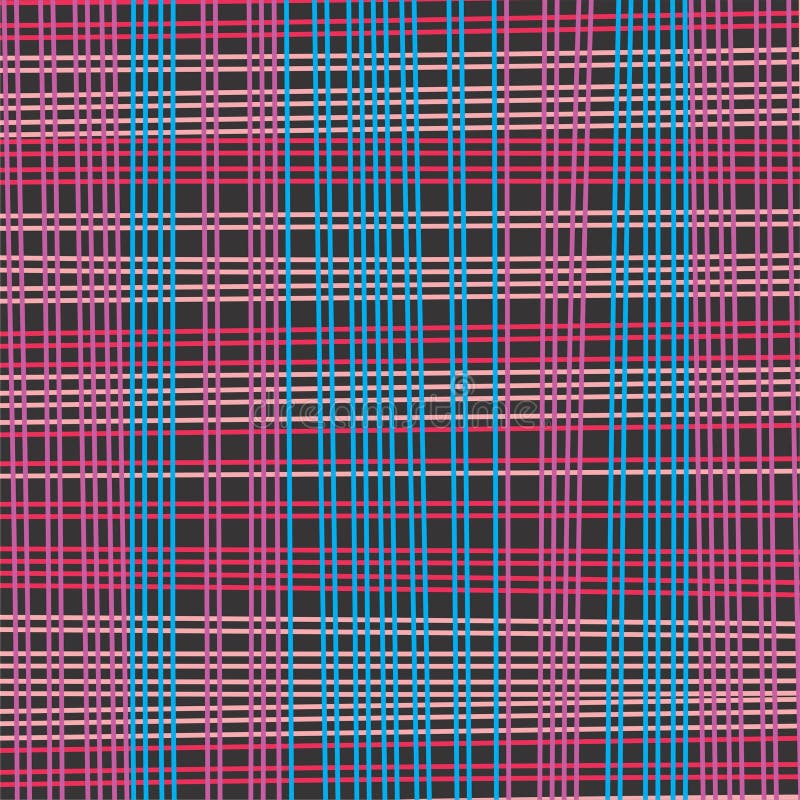 A Plaid Pattern with a Black Background Cdr X6 Stock Vector ...