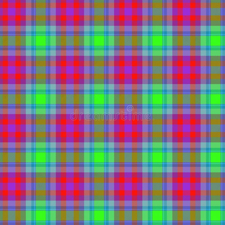 Plaid Pattern Blanket Cloth Printing Design Stock Illustration ...