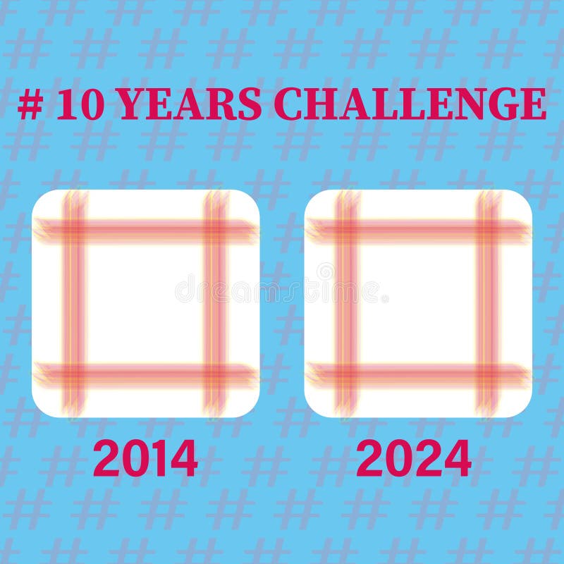Plaid Pattern Evolution. Time Comparison Squares. 2014 To 2024 Design ...