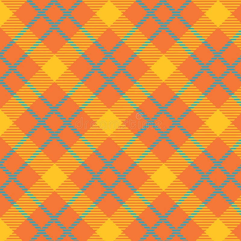 Plaid Pattern in Unique Style Stock Illustration - Illustration of ...