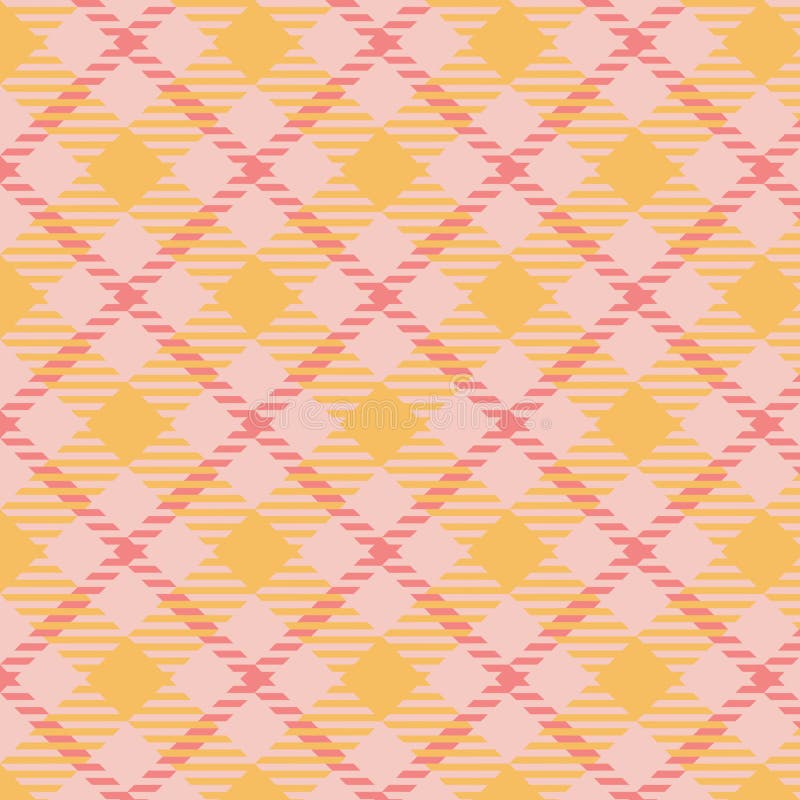 Plaid Pattern in Unique Style Stock Illustration - Illustration of ...