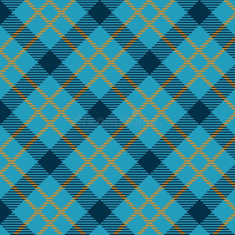 Plaid Pattern in Vivid Colors and Unique Design Stock Illustration ...